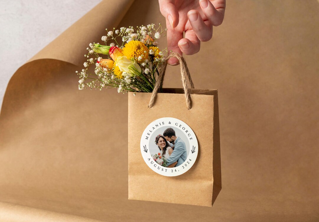 Wedding Stickers | Thank You Wedding Stickers | Wedding Favor Stickers ...