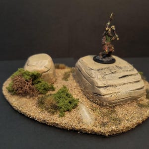 Hand Carved Miniature Terrain | Tabletop Scatter Terrain | Miniature ...