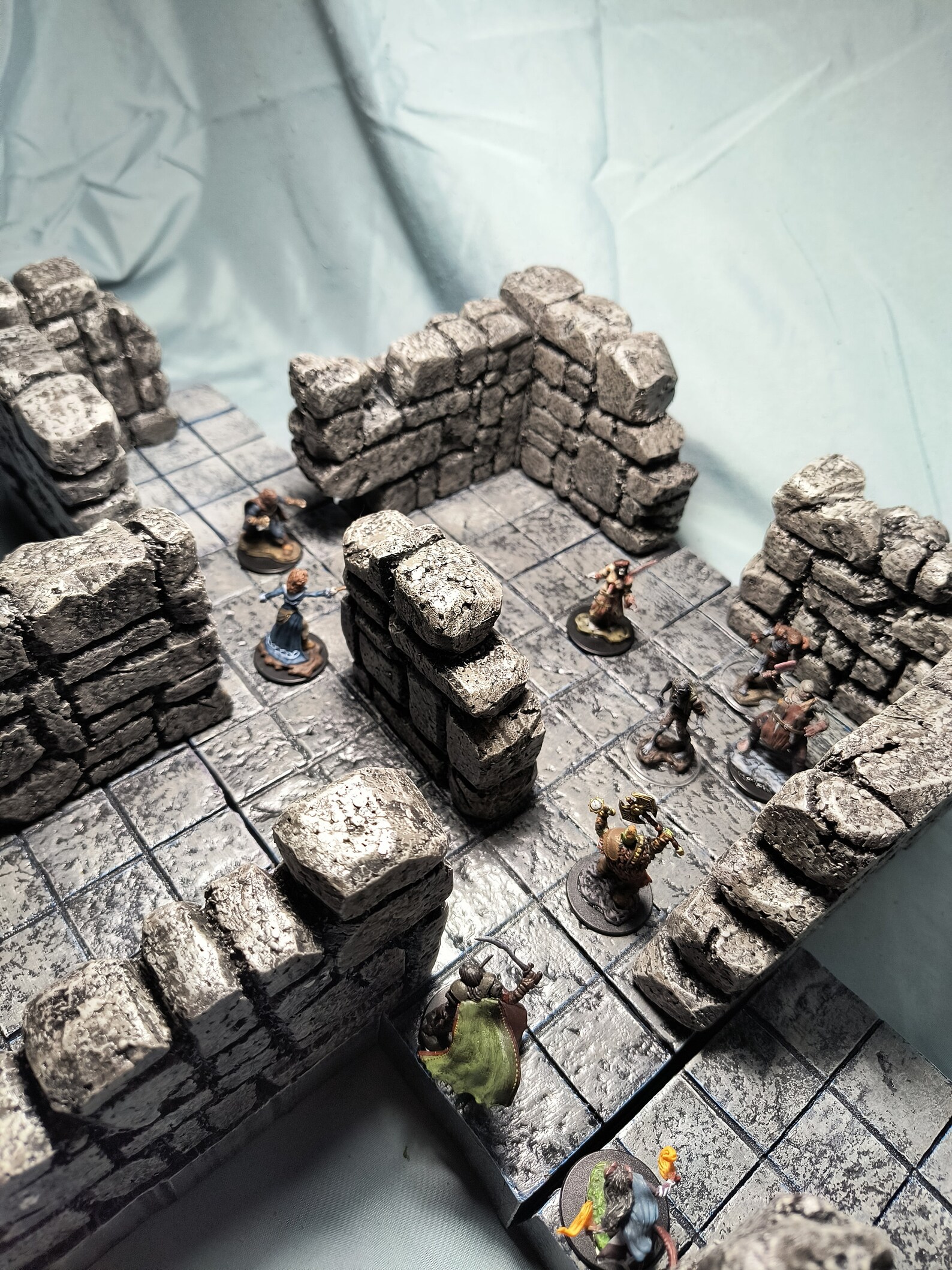 Hand Made Modular Dungeon Walls | Collapsing Dungeon Walls | Tabletop ...