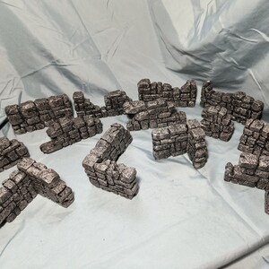 Hand Made Modular Dungeon Walls | Collapsing Dungeon Walls | Tabletop ...
