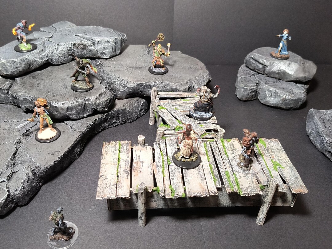 Hand Made Miniature Docks | Dungeons and Dragons Docks | Tabletop Docks ...