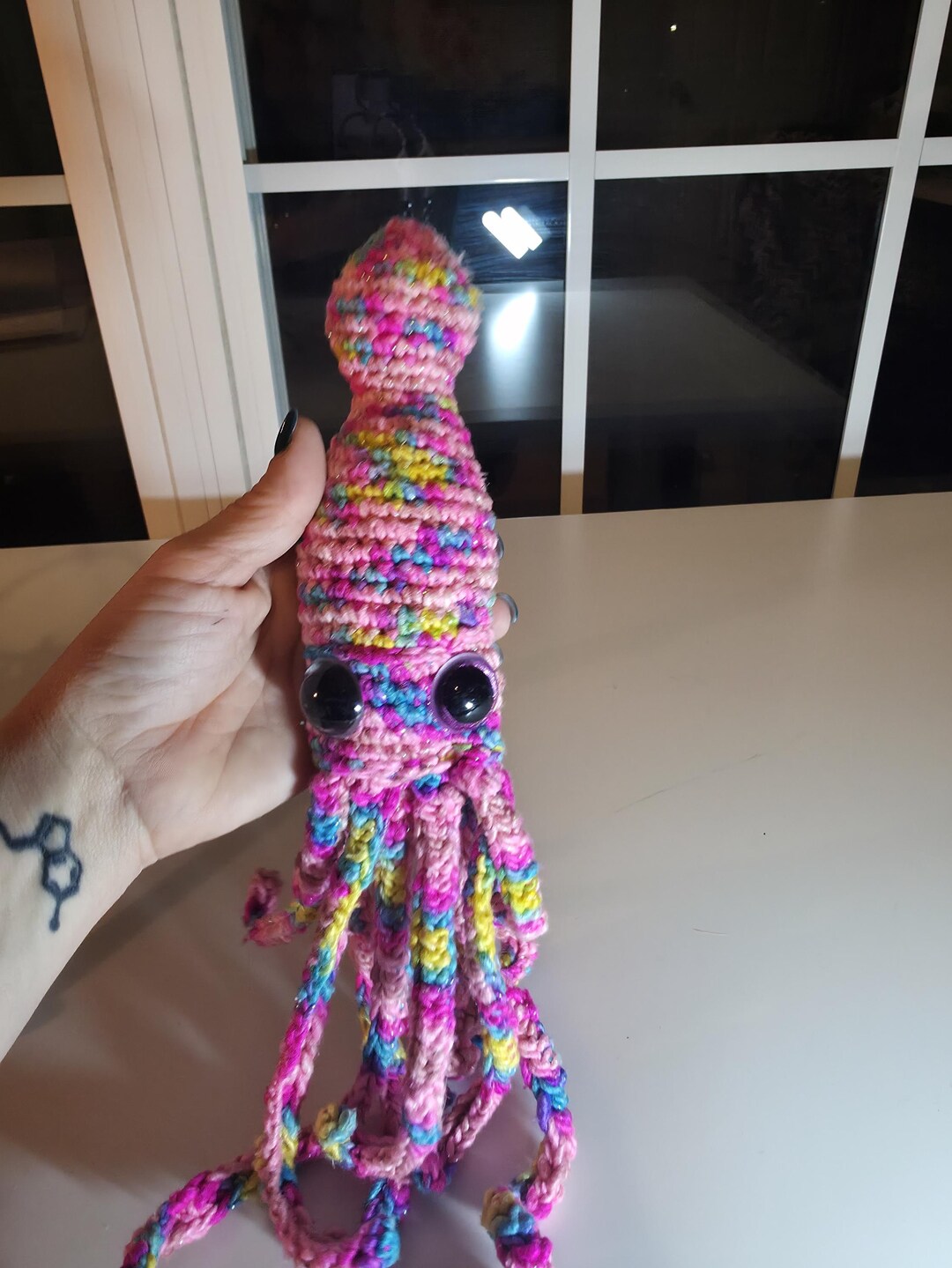 Large Crocheted Squid! - Etsy