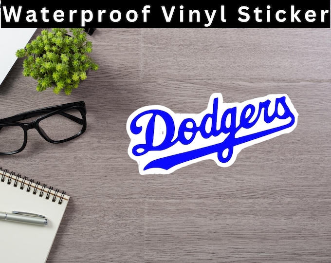 Dodgers Sticker LA Dodgers Sticker Dodgers Gift LA Dodgers Decal ...