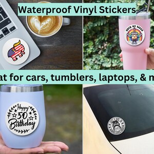 Political Stickers Kamala Harris Sticker Harris Walz Yard Sign Comma La ...