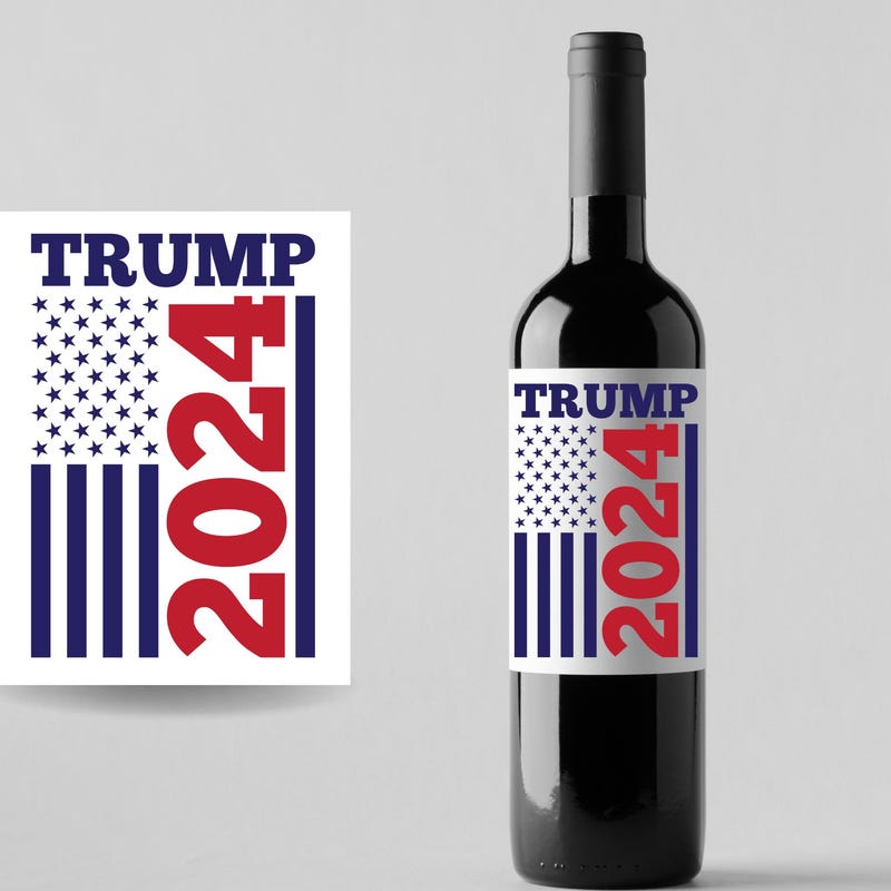 Trump Wine Label - Etsy