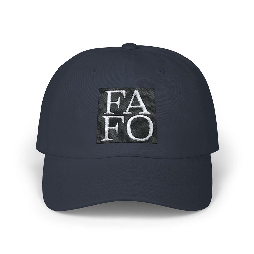 Dad Cap, FAFO Generation X Funny Quote Hat, Men's Baseball Cap ...