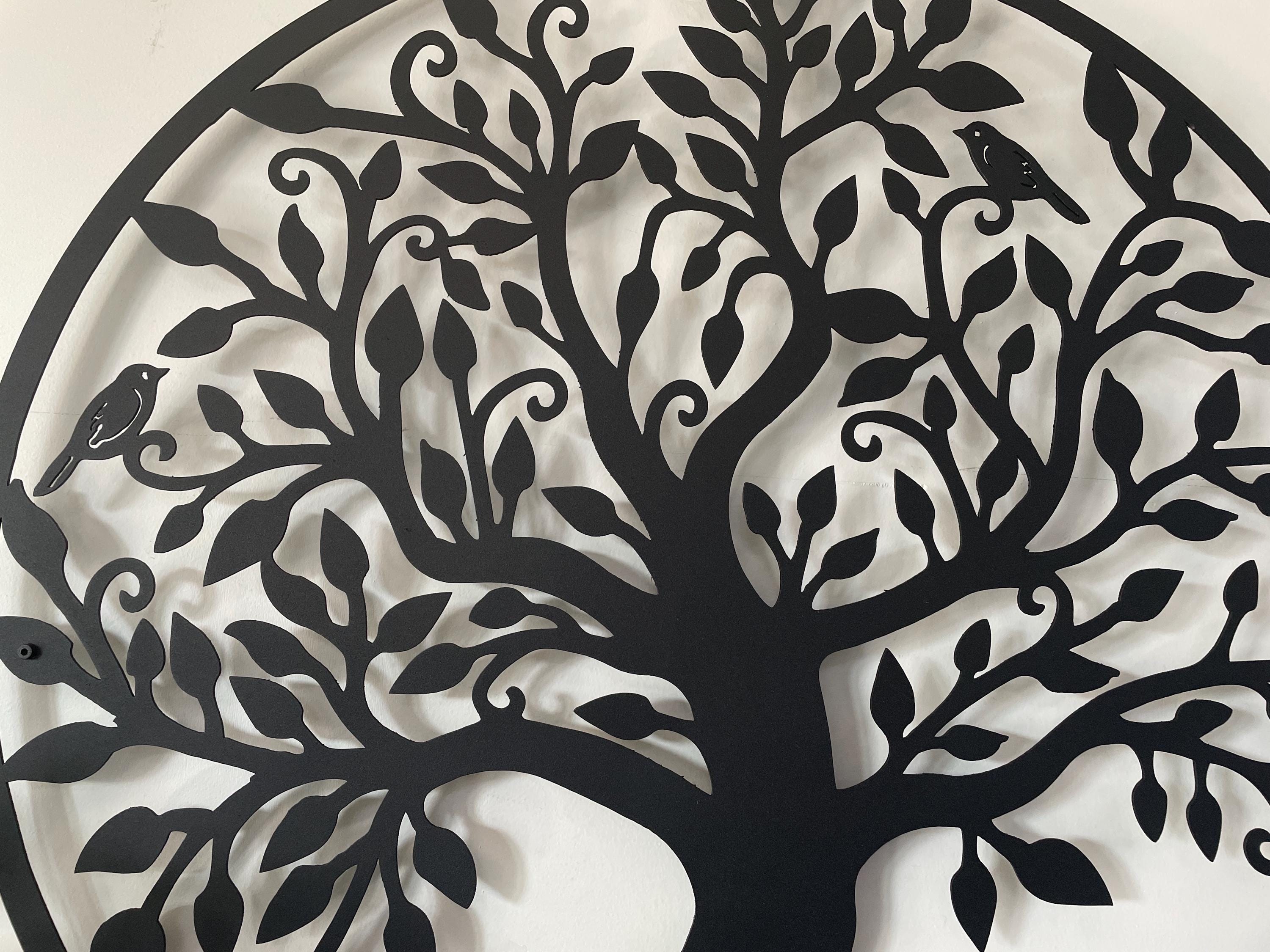 Family Tree Decor, Tree Wall Art, Metal Wall Art, Metal Wall Decor ...