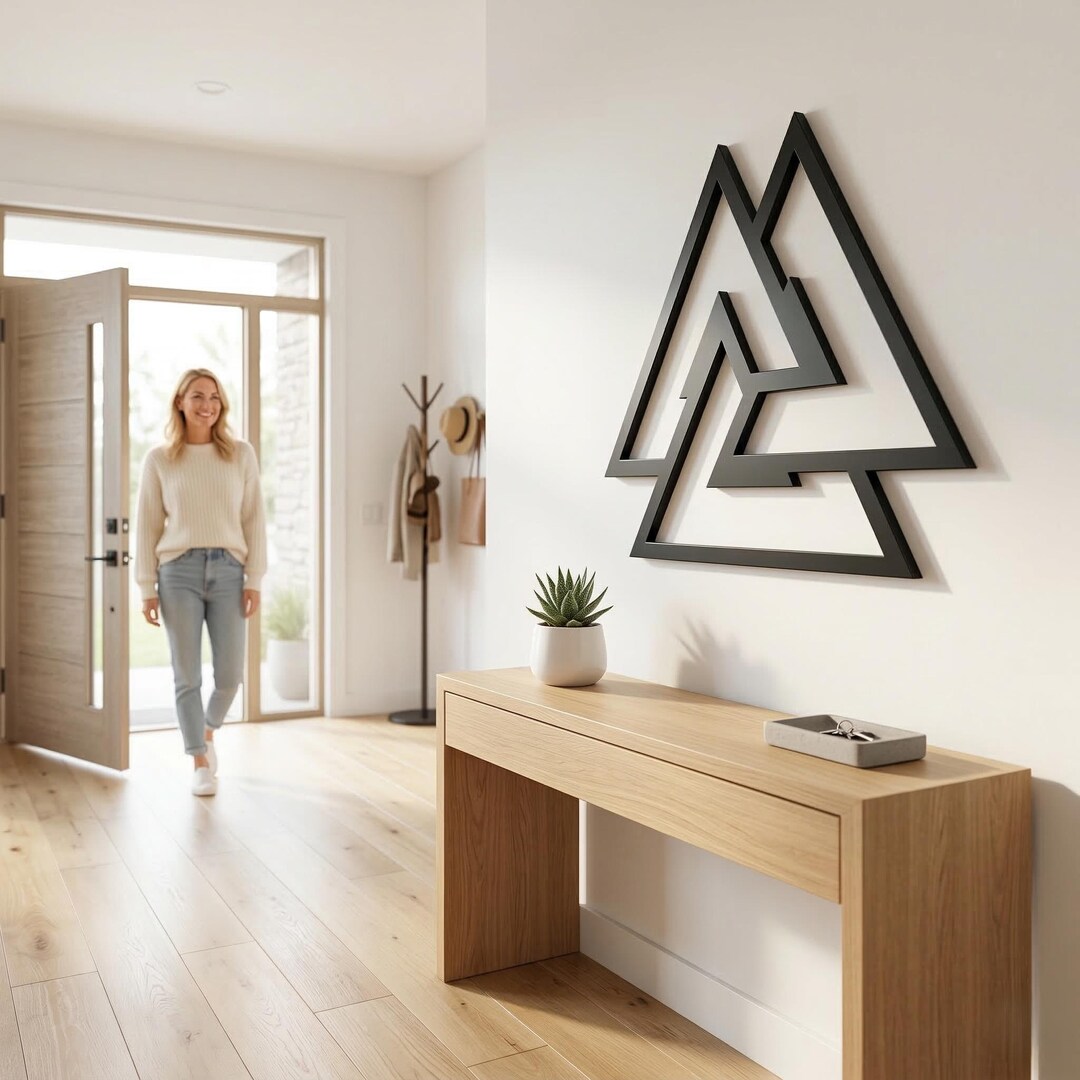 Valknut Metal Wall Art: Nordic Norse Decor - Etsy