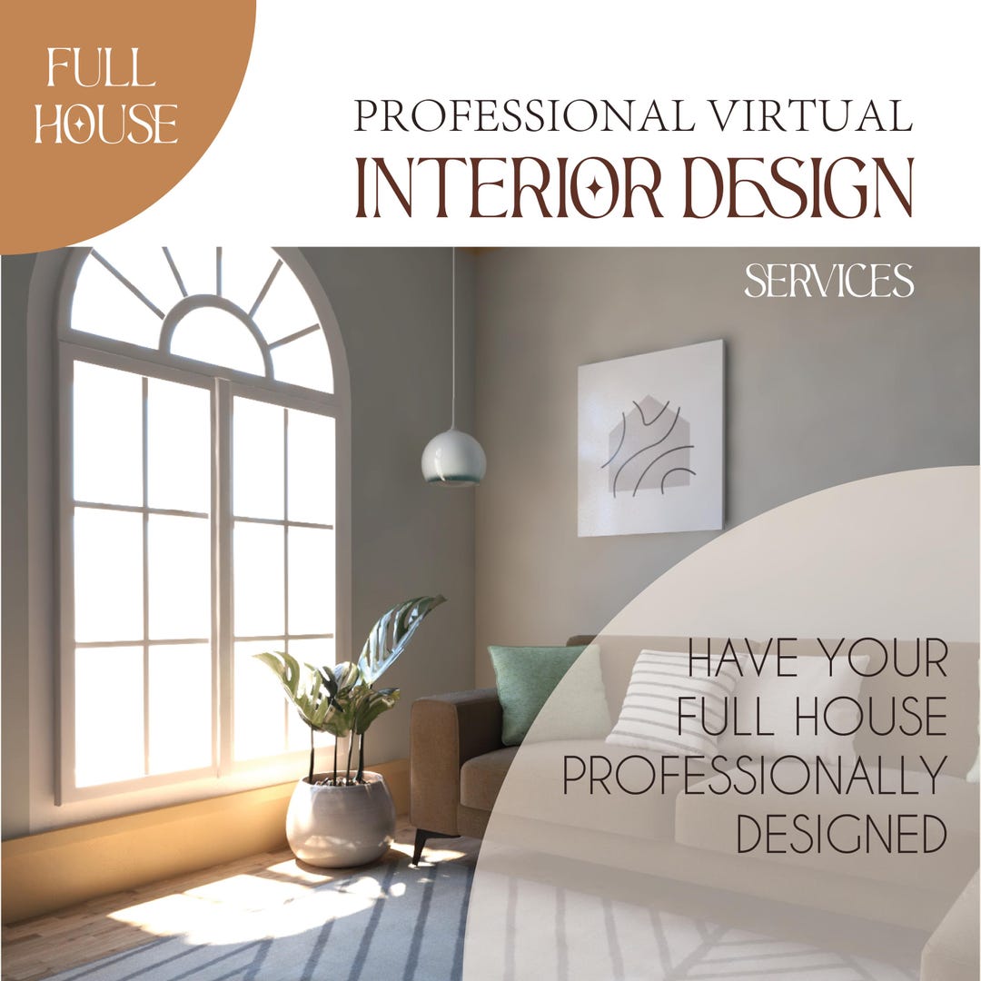Full House Custom Interior Design | Interior Design Service | Virtual ...