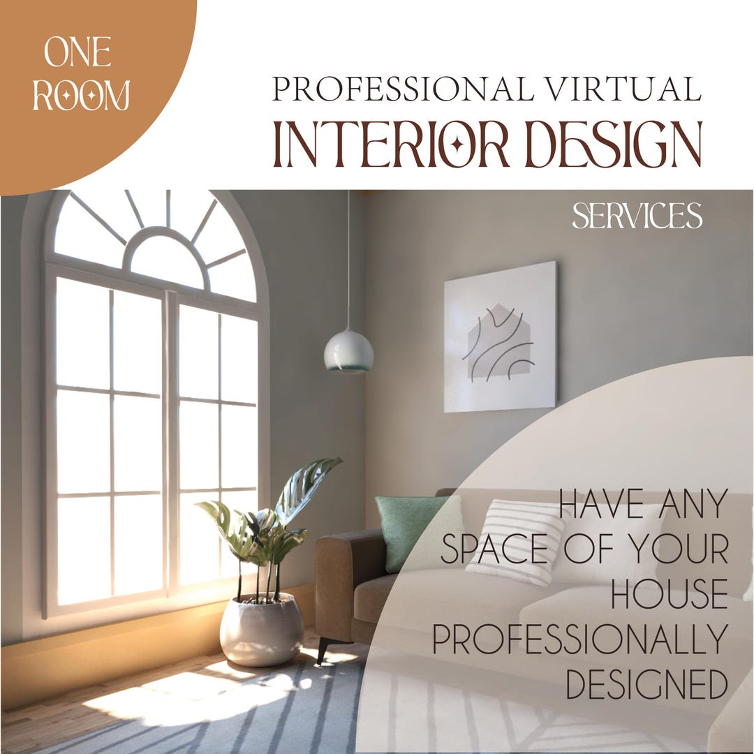 Custom Interior Design for One Room | Interior Design Service | Virtual ...