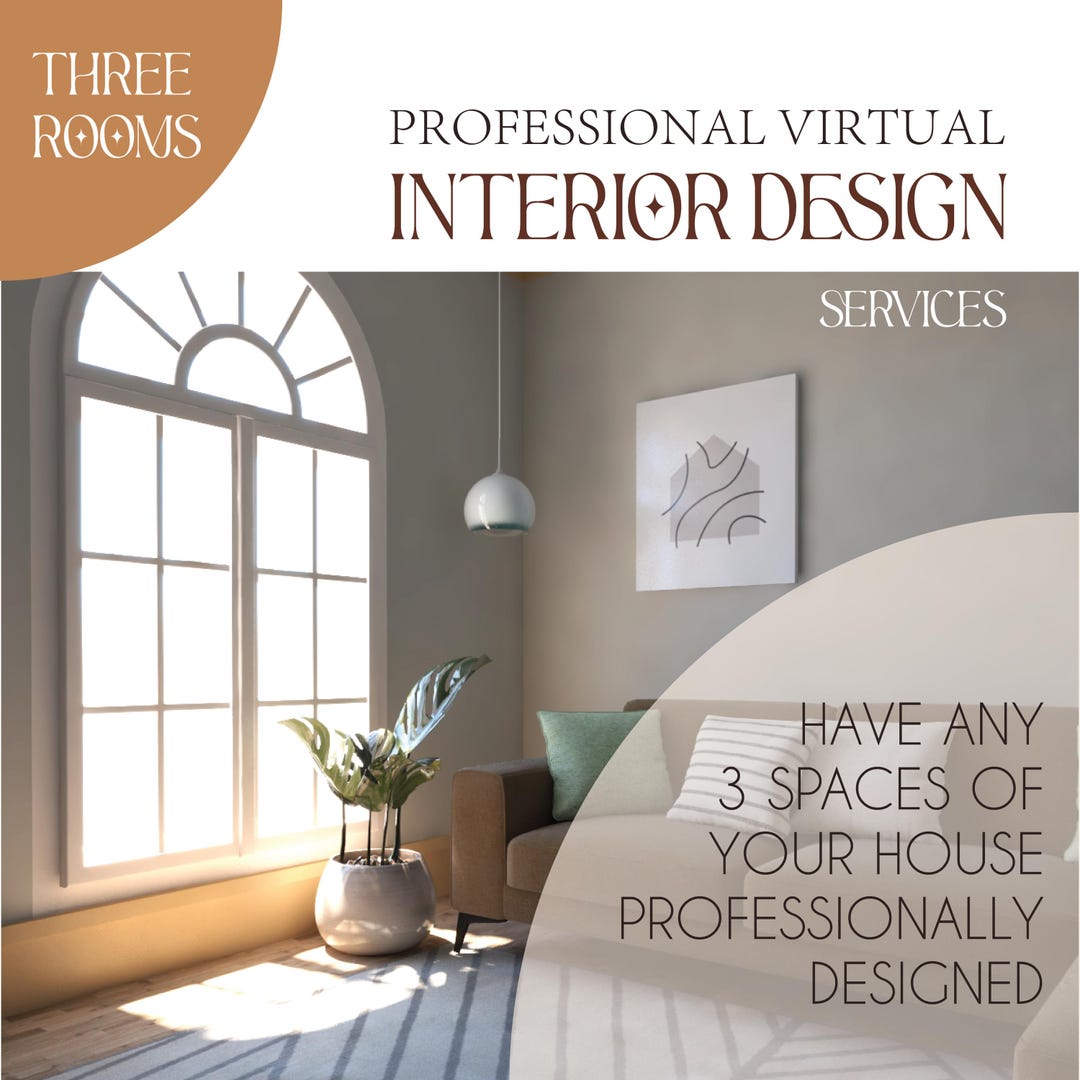 Custom Interior Design for Three Rooms | Interior Design Service ...