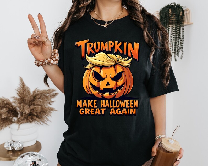 President Donald Trump 2025 Shirt, Halloween Trumpkin Shirt, Make ...