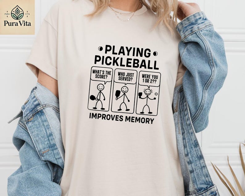 Funny Pickleball Player Unisex Tee, Game Day Sport Shirt - Etsy