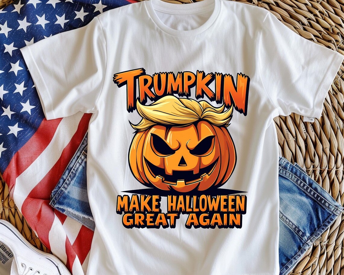 President Donald Trump 2025 Shirt, Halloween Trumpkin Shirt, Make ...