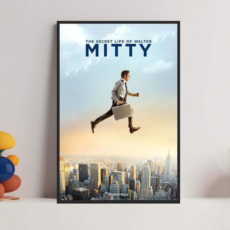 The Secret Life of Walter Mitty Movie Poster, Wrapped Canvas Art - Etsy