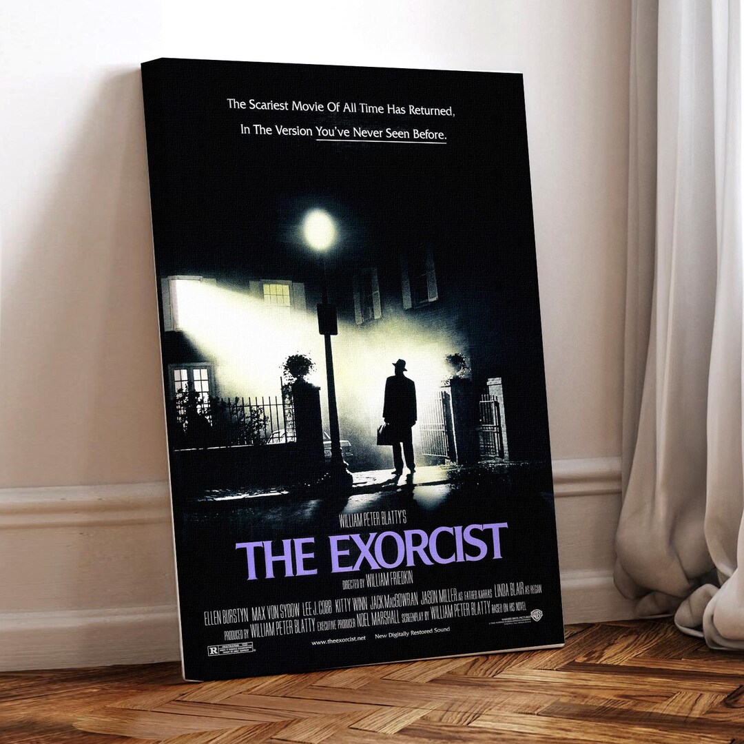 The Exorcist Movie Poster: Wrapped Canvas Wall Art - Etsy