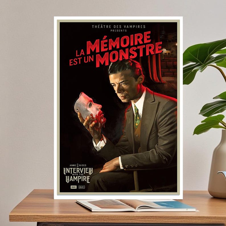 Interview With the Vampire Movie Poster: Canvas Wall Art - Etsy