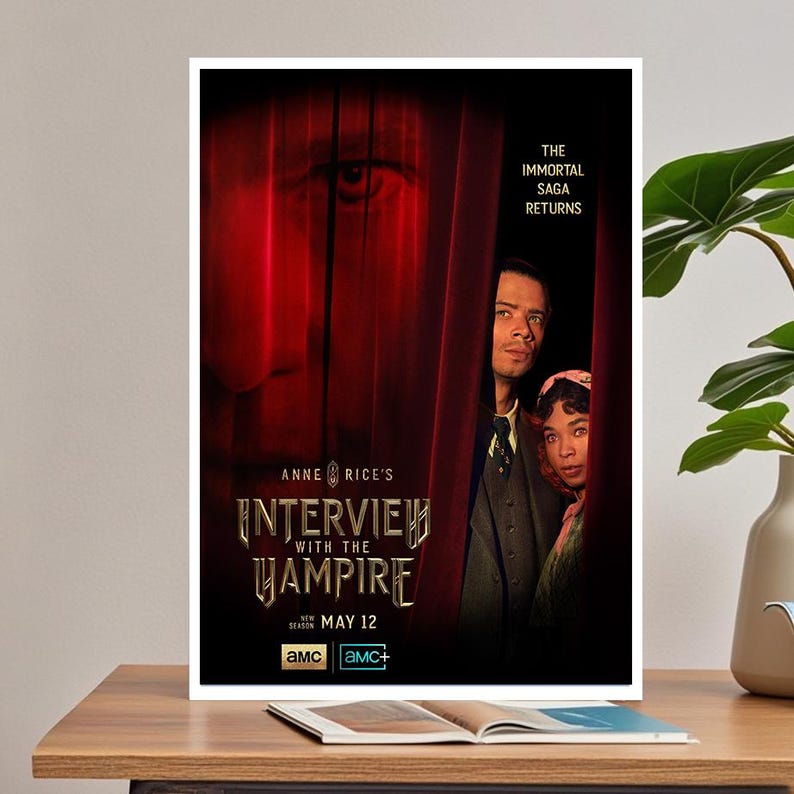 Interview With the Vampire Movie Poster: Canvas Wall Art - Etsy
