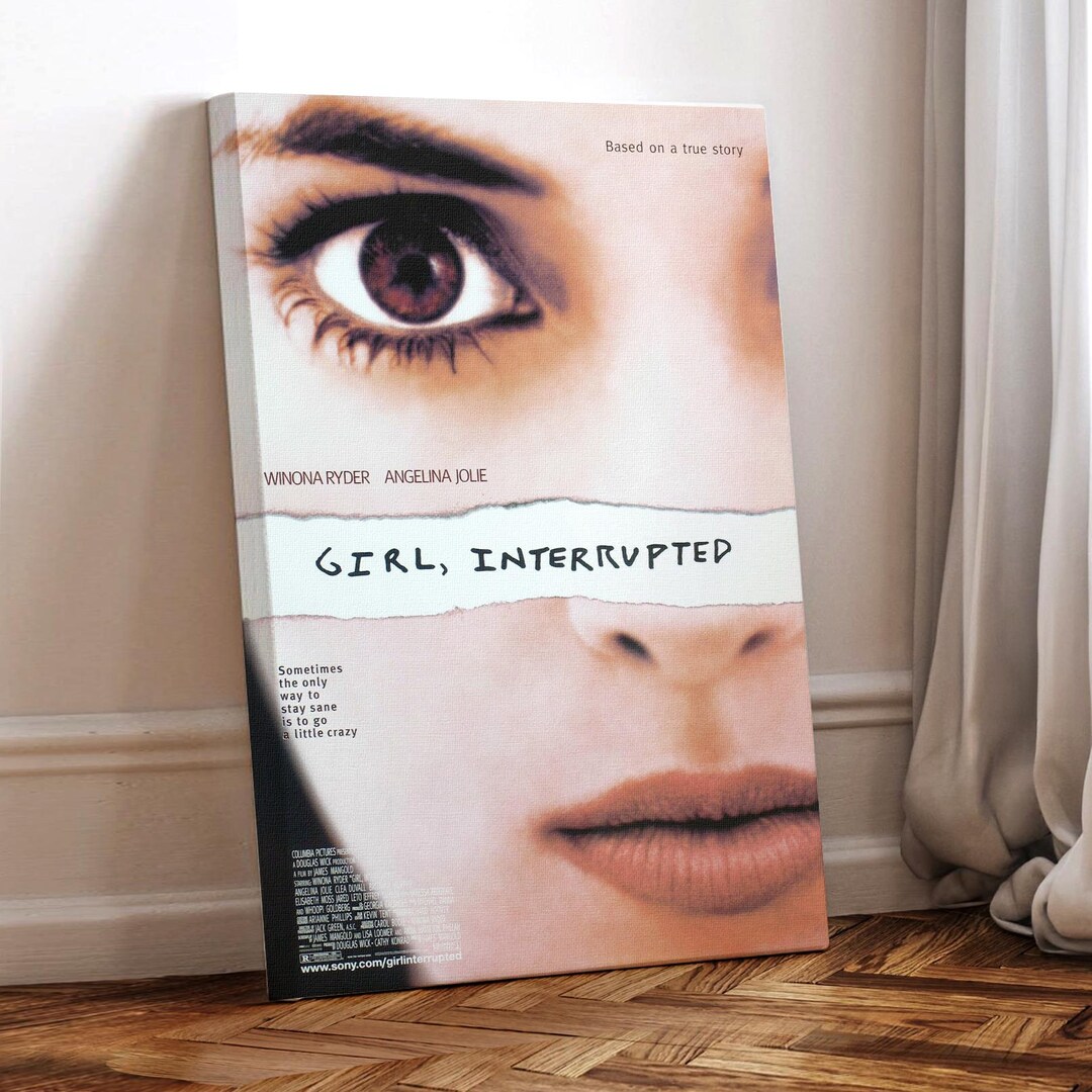 Girl Interrupted Movie Poster: Wrapped Canvas Wall Art - Etsy