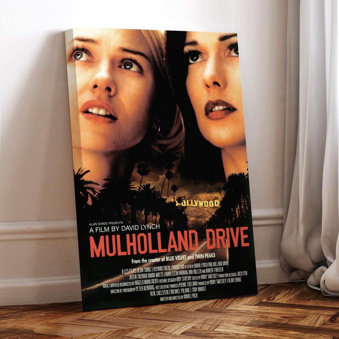 Mulholland Movie Poster, Wrapped Canvas, Art Poster for Gift,room Decor ...