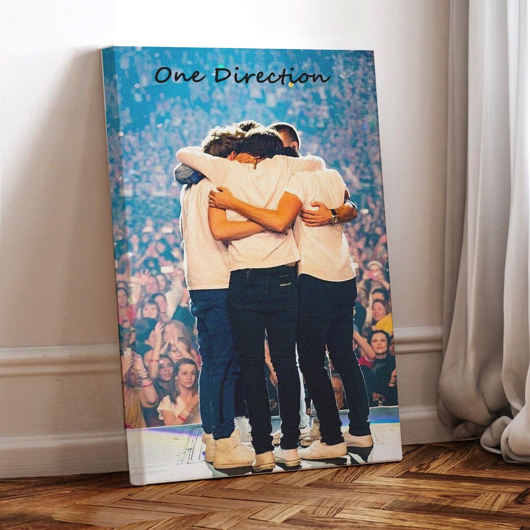 One Direction Poster Movie Poster, Wrapped Canvas, Art Poster for Gift ...