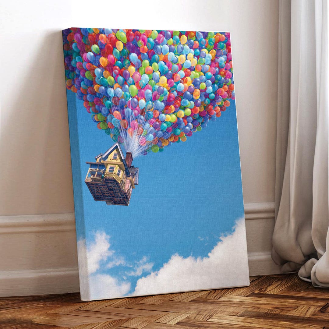Up Movie Poster, Wrapped Canvas, Art Poster for Gift,room Decor,wall ...
