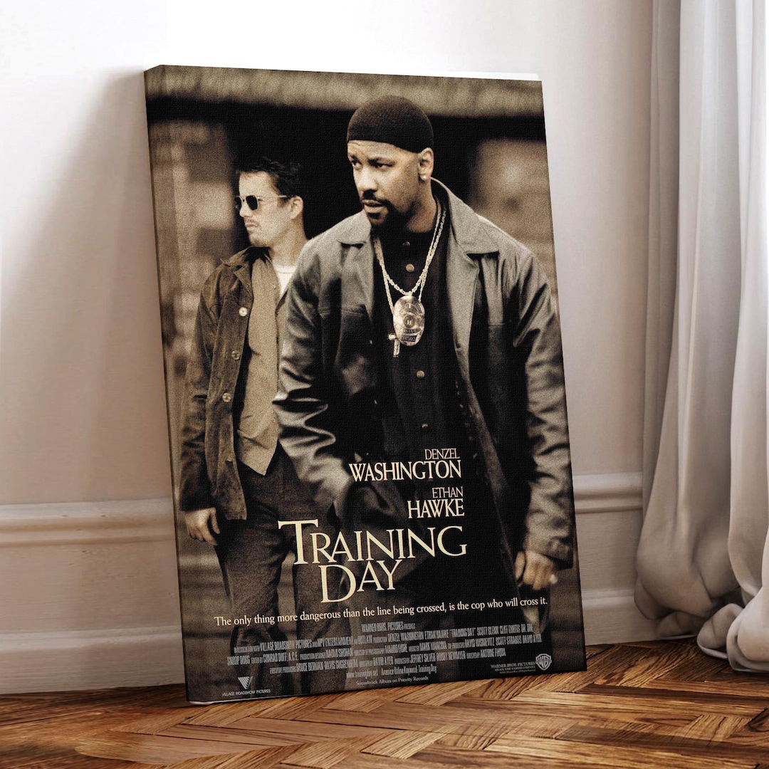 Training Day Movie Poster, Wrapped Canvas, Art Poster for Gift,room ...