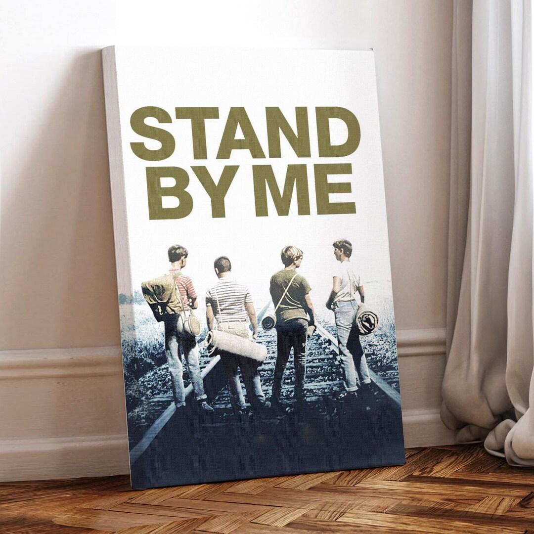 Stand by Me Movie Poster: Wrapped Canvas Wall Art - Etsy