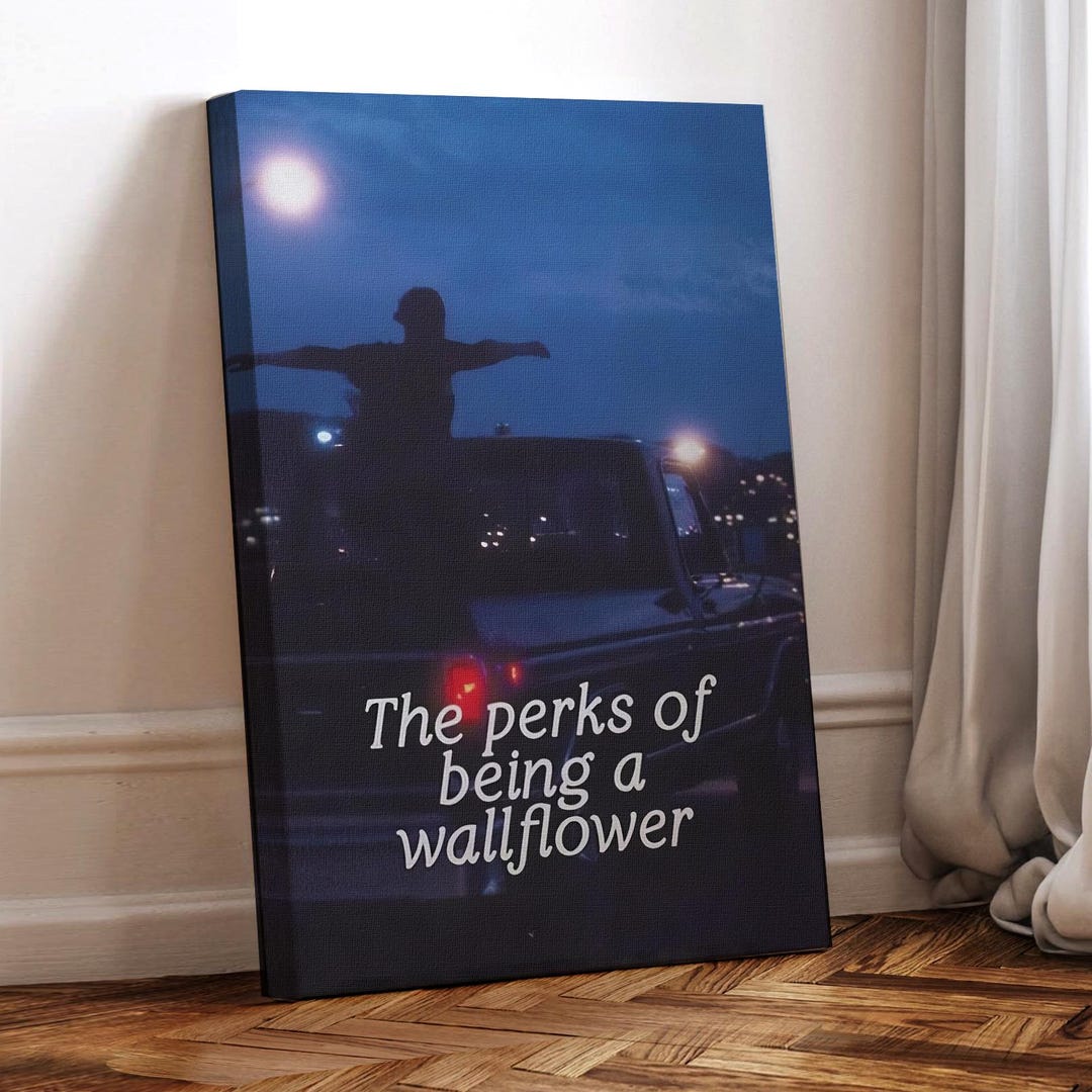 The Perks of Being A Wallflower Movie Poster, Wrapped Canvas Art - Etsy
