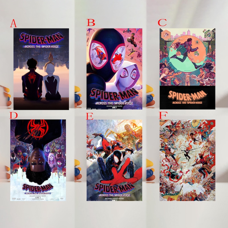 Across the Spiderverse Posters - Etsy