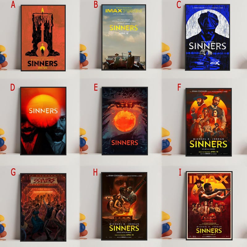 Sinners Movie [poster - Etsy