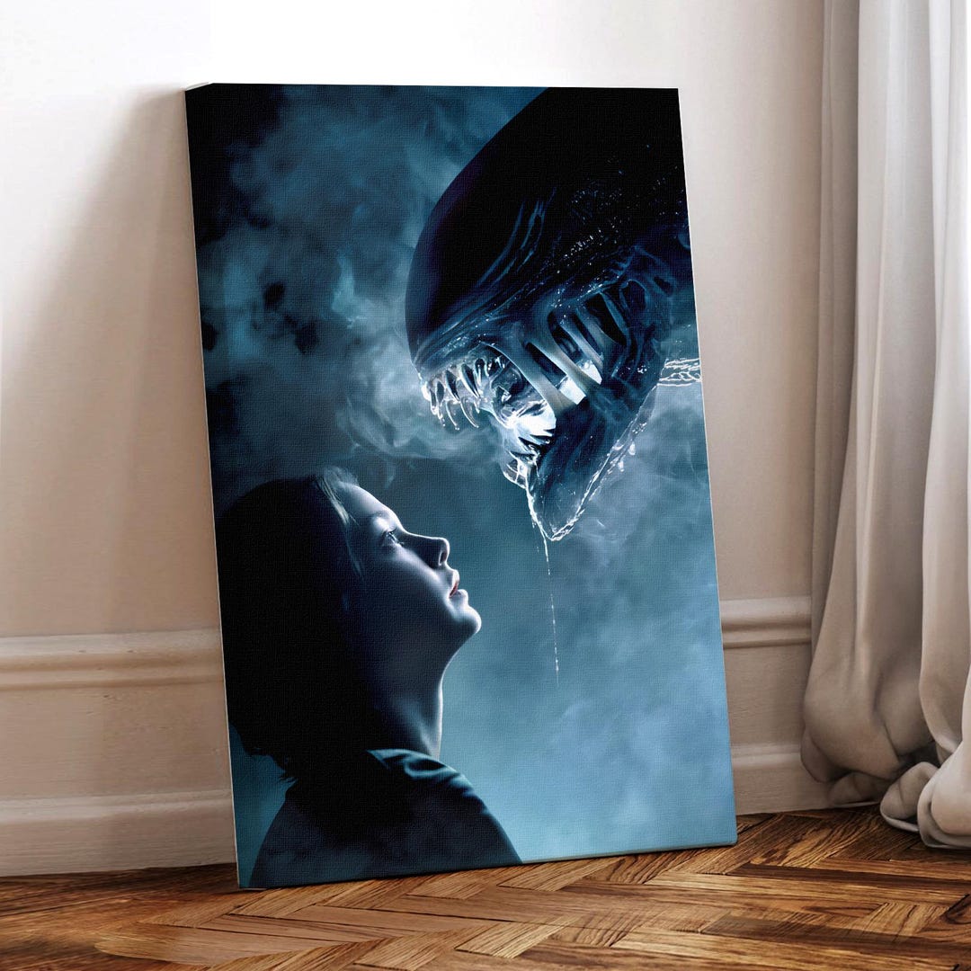 Alien Romulus Movie Poster, Wrapped Canvas, Art Poster for Gift,room ...