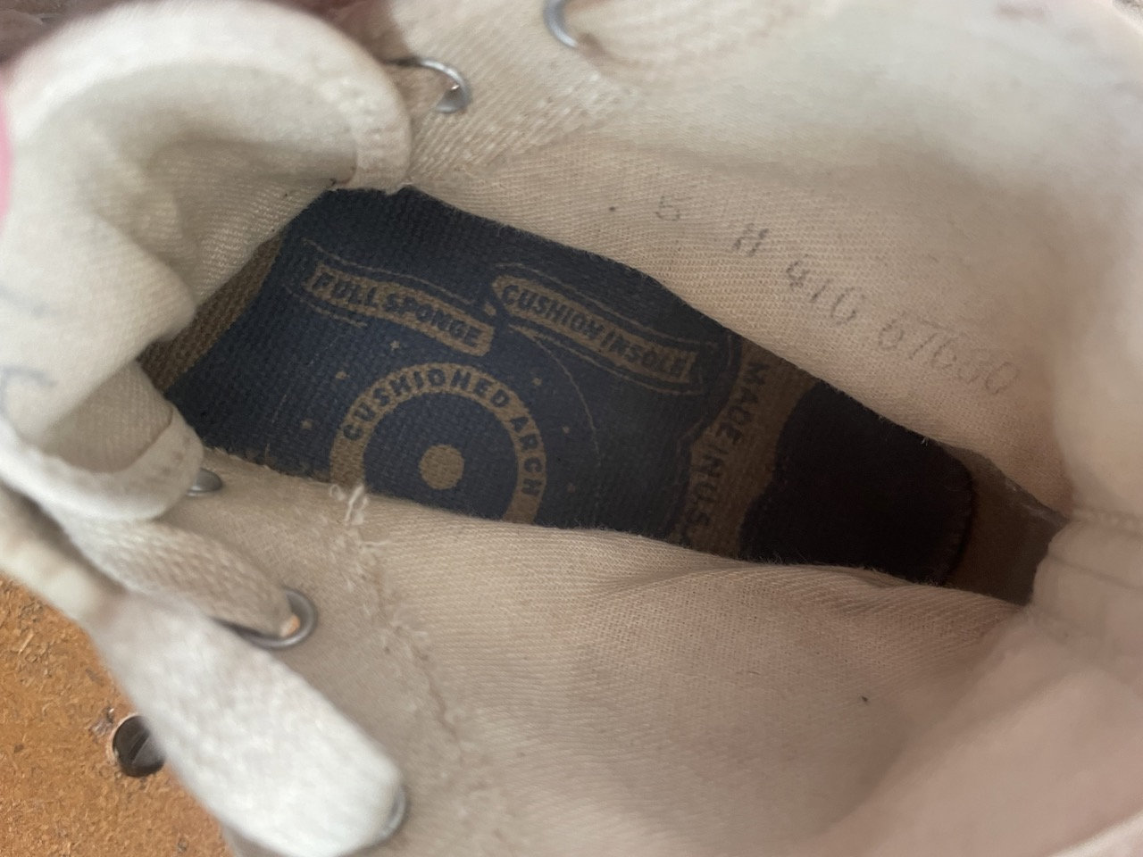 Vintage 1960s Sears Jeepers Canvas Basketball Shoes Size 5.5 Mens, 7.5 ...