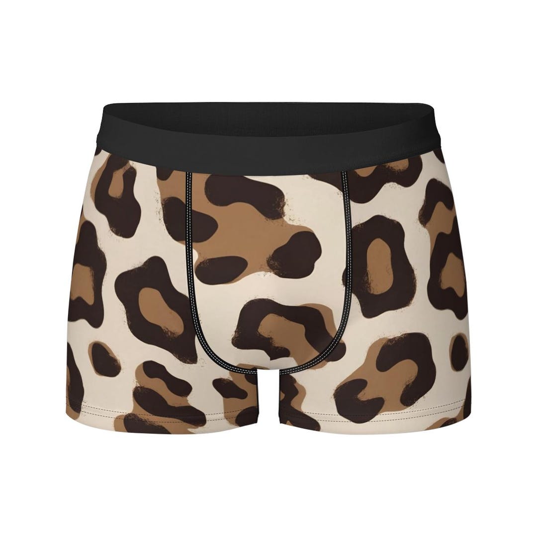 Mens Underwear - Fun Cow Pattern Print Briefs for Everyday Comfort ...