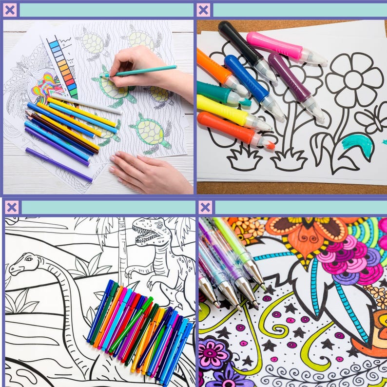 1000+ Digital Coloring Book Mega Bundle With Master Resell Rights (MRR ...