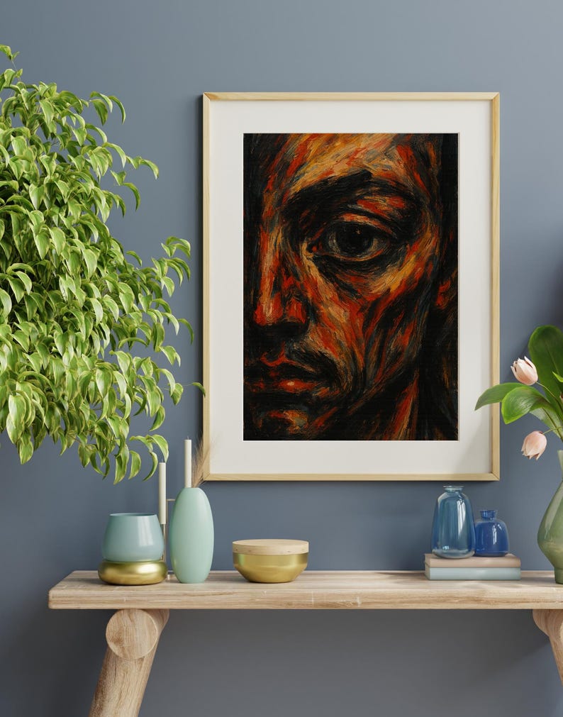 Expressionist Eye Art PNG Bundle: Abstract Emotional Face Paintings ...