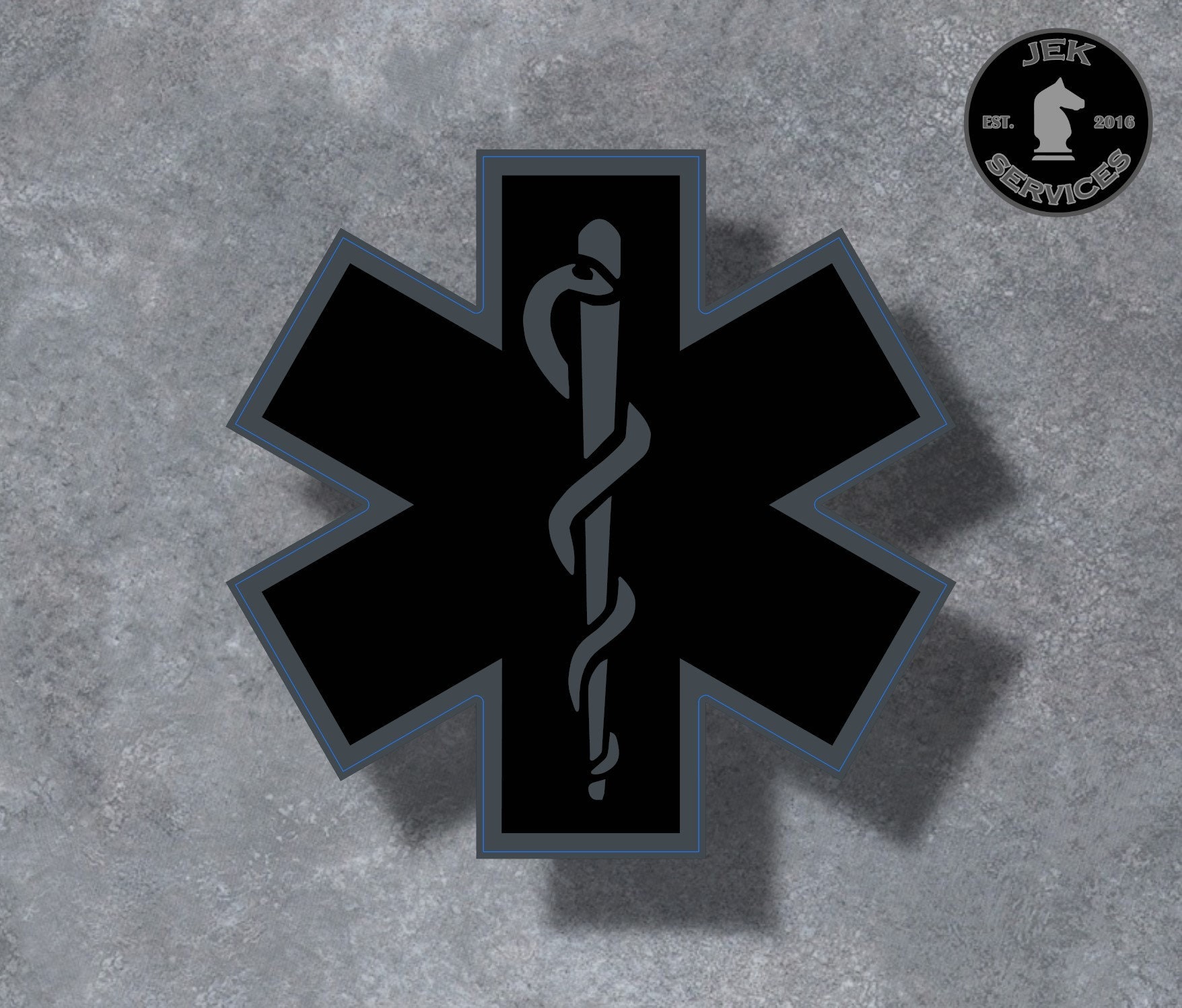 Black Star of Life Sticker Decal for Water Bottles & Laptops select ...