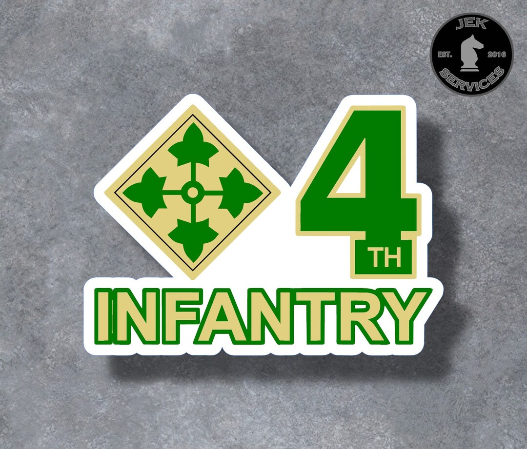 4th Infantry Division Sticker - Etsy