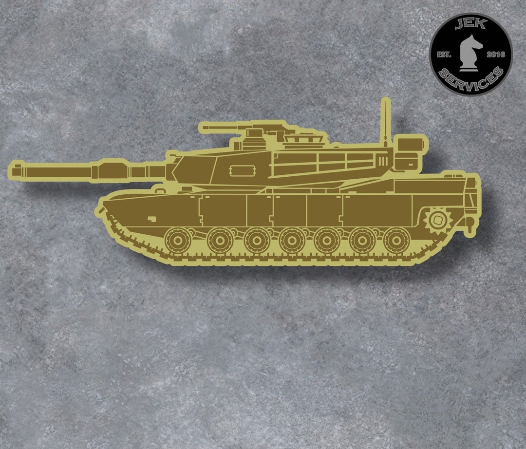 US Army M1 Abrams Main Battle Tank Waterproof Sticker Decal for Water ...