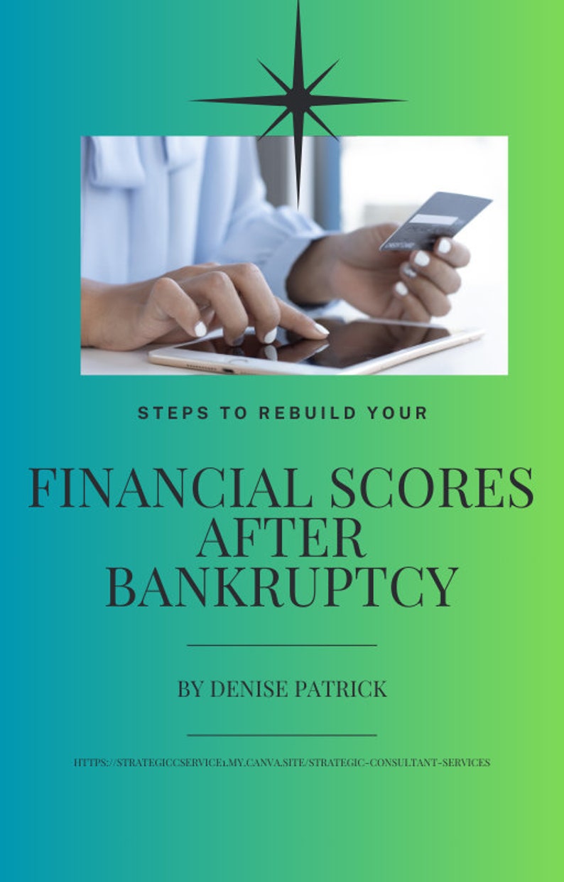 Steps to Rebuild Your Financial Scores After Bankruptcy - Etsy