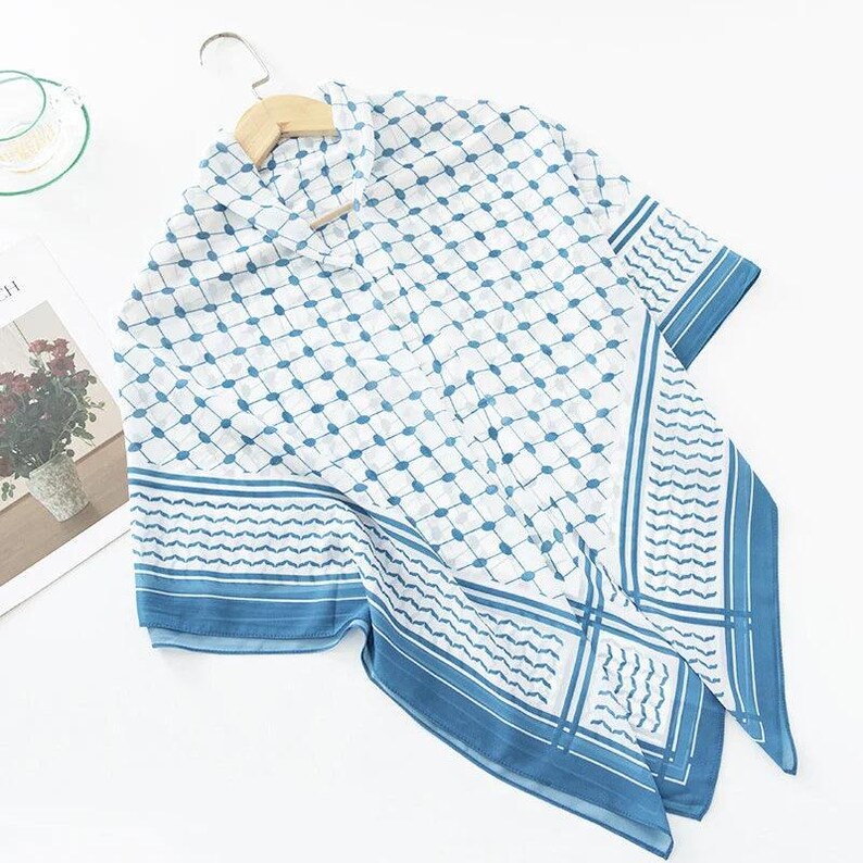 Aap-115cm Chiffon Keffiyeh Kerchief Square Headscarf Islam Arab ...