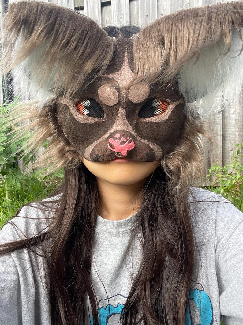 Brown Tabby Cat Mask for Cosplaying, Therians, Quadrobics, Etc - Etsy