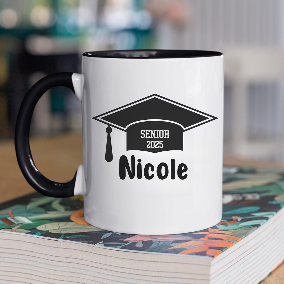 Custom Senior 2025 Mug, Graduation 2025, Senior Gift Graduation, Custom ...