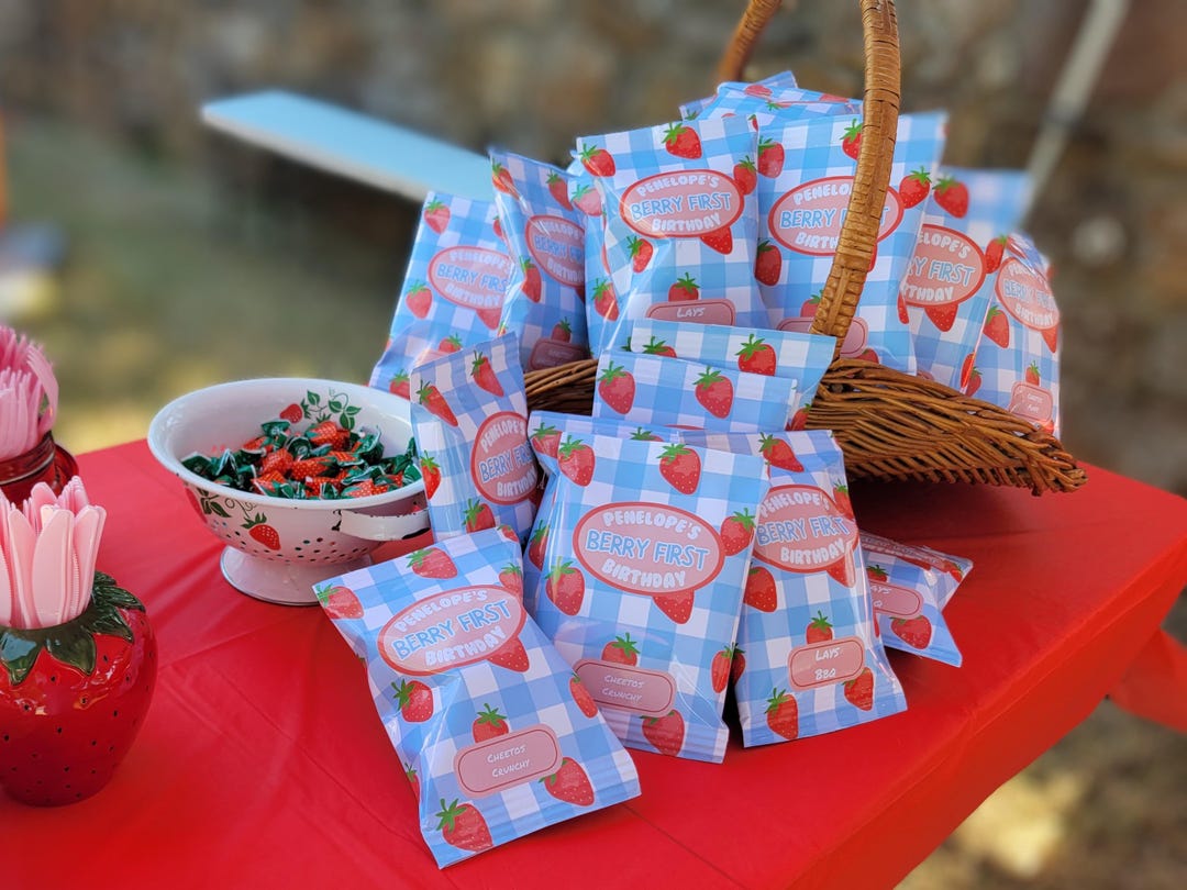 Custom Chip Bags / Custom Snack Bags / Party Chips / Party Snacks ...