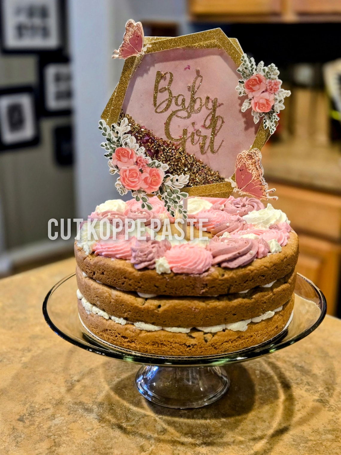 3D Shaker Birthday Cake Topper Custom Design - Etsy
