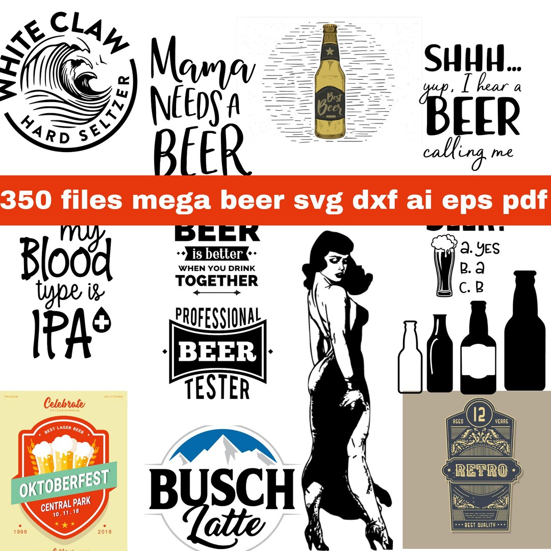 Beer Svg Files Beer Glass,beer Logobeer Label Designs Oktoberfest Svg ...