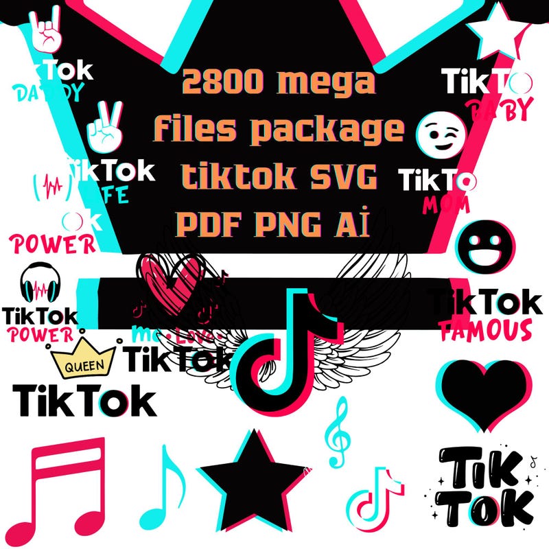 Tik Tok Logo - Etsy