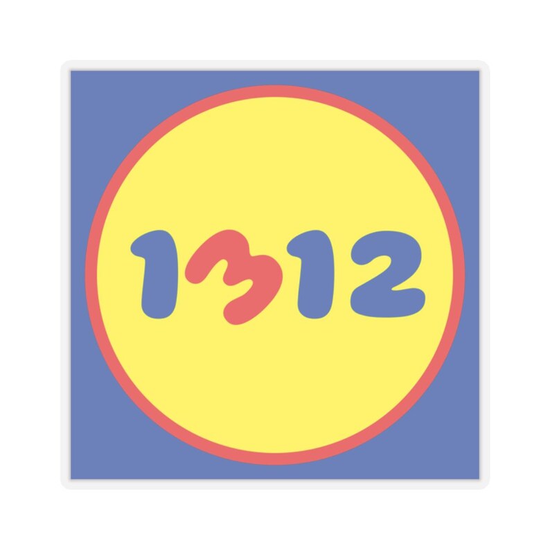 1312 Lidl Sticker - Etsy