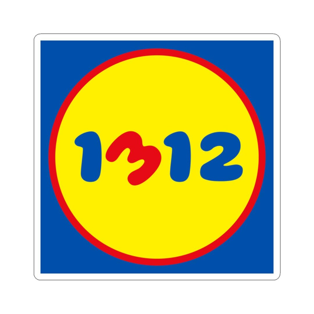 1312 Lidl Sticker - Etsy