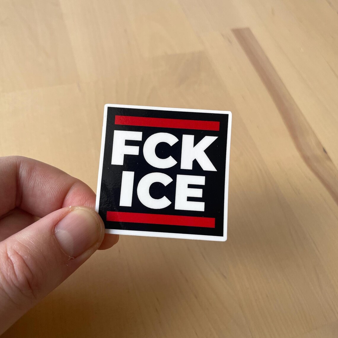 Anti-ice Sticker, Political Protest, Immigration Rights, Oppose Trump ...